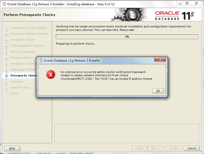 求救 Rac安装数据库的时候检查报错prct 1302 Oracle数据库管理 Itpub论坛-专业的it技术社区