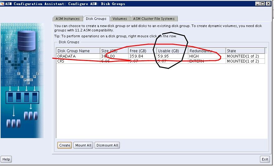 关于asm磁盘组不同冗余方式，可用空间的问题 Oracle数据库管理 Itpub论坛－专业的it技术社区