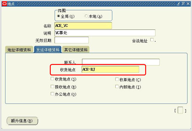 请教oracle 地点(收货地点、收单地点、接收地点、内部地点、办公地点) Oracle Erp Itpub论坛-专业的it技术社区